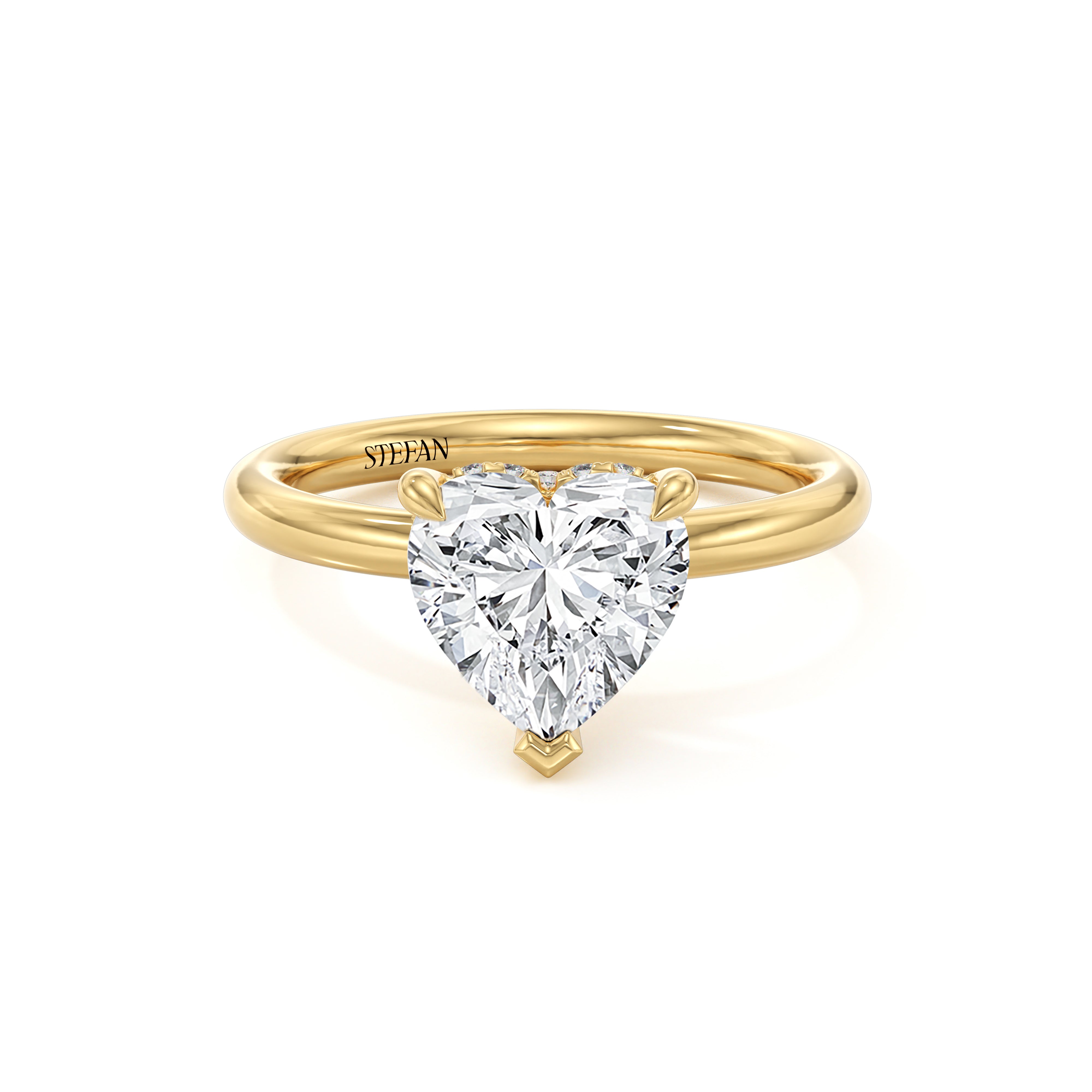 Nevaeh Heart Cut Engagement Ring – Stefan Diamonds
