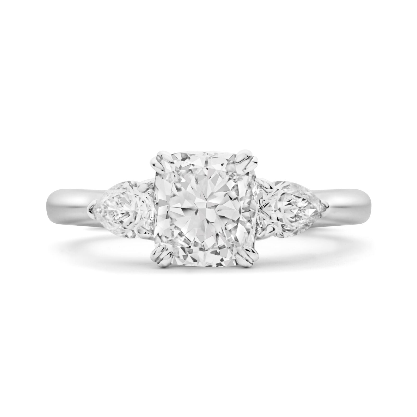 Juliet Cushion Cut Engagement Ring – Stefan Diamonds