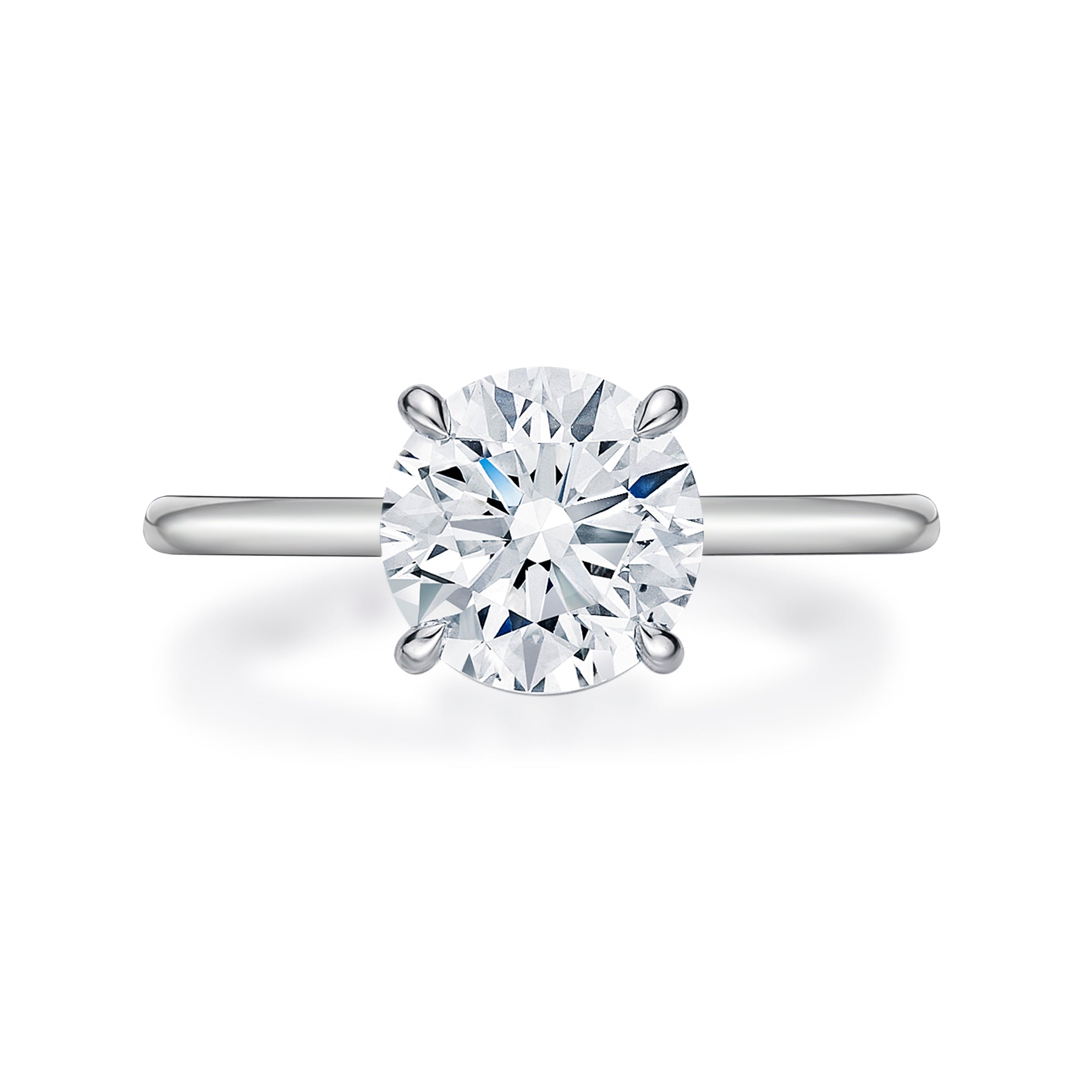 Anthea Round Brilliant Engagement Ring – Stefan Diamonds